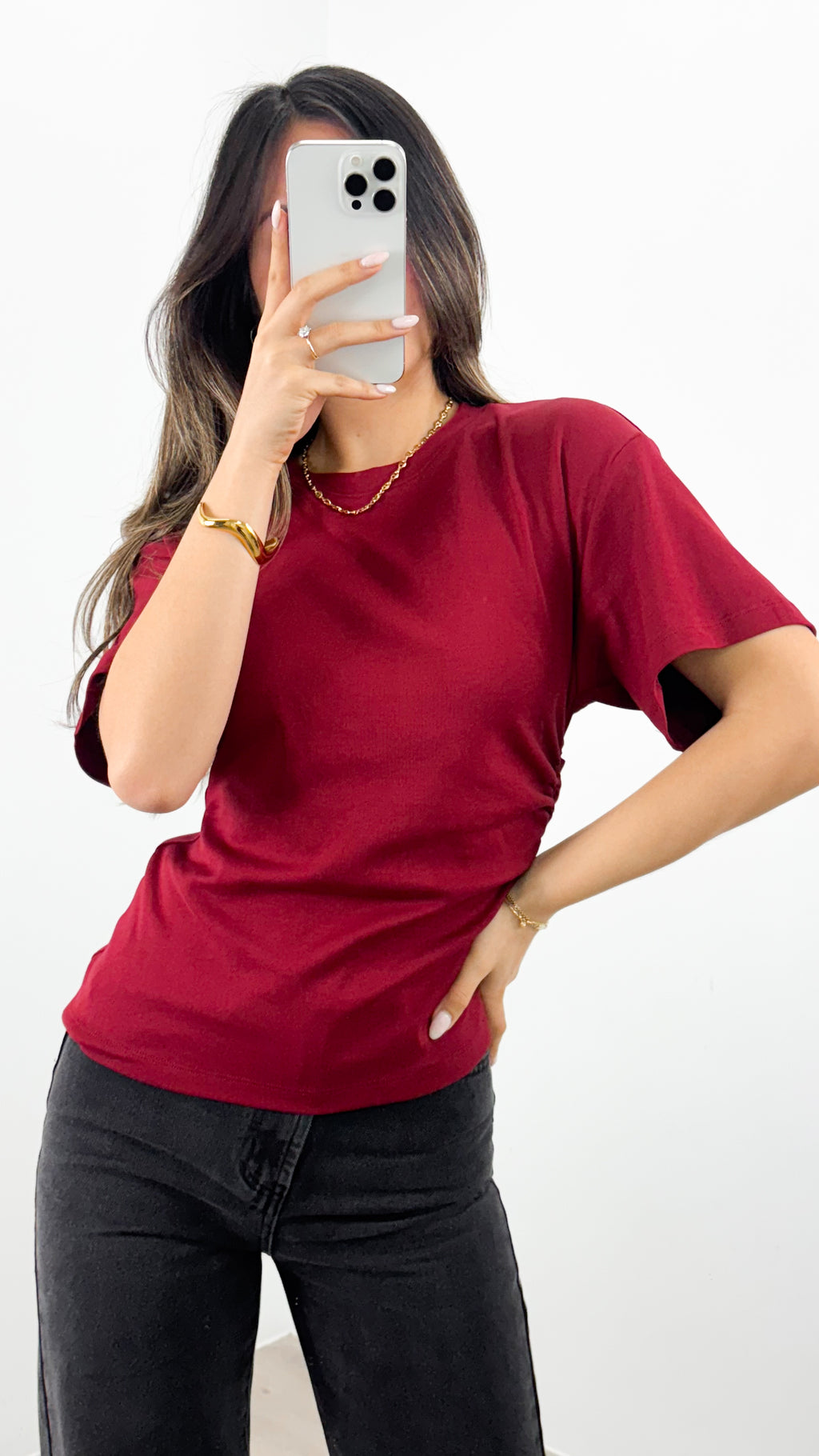 KENNY TEE - MERLOT – Luella