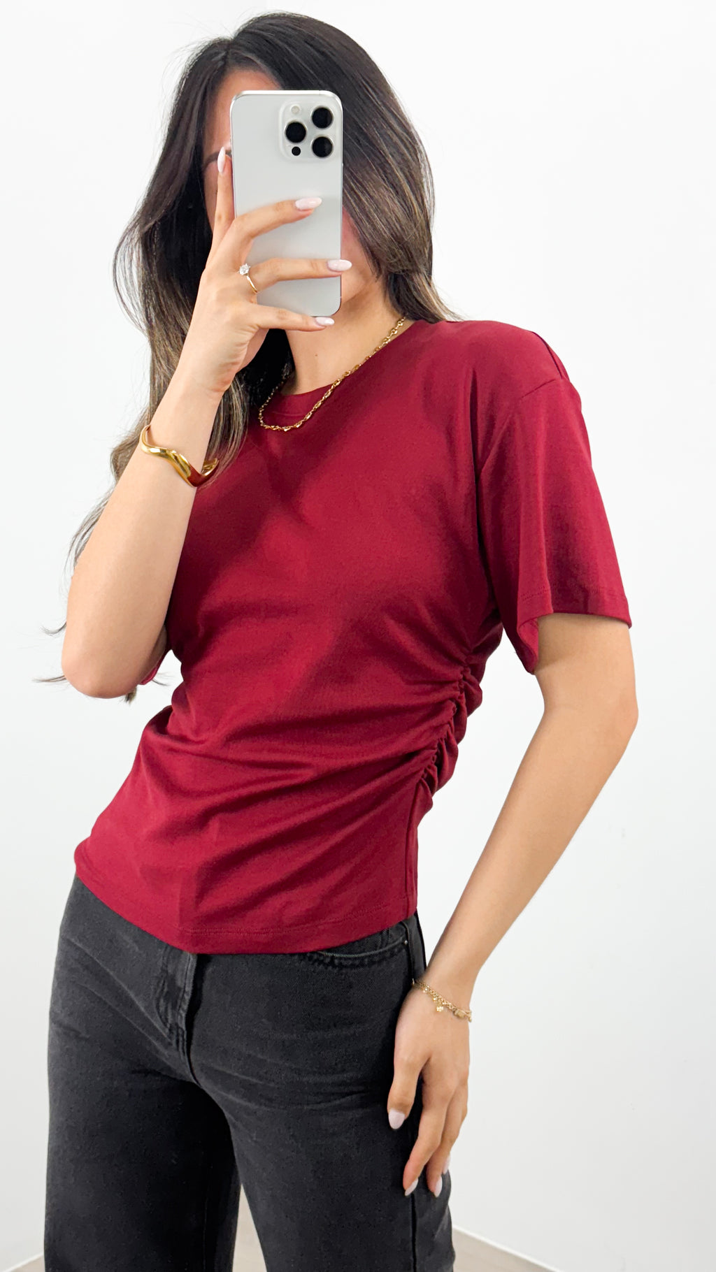 KENNY TEE - MERLOT – Luella