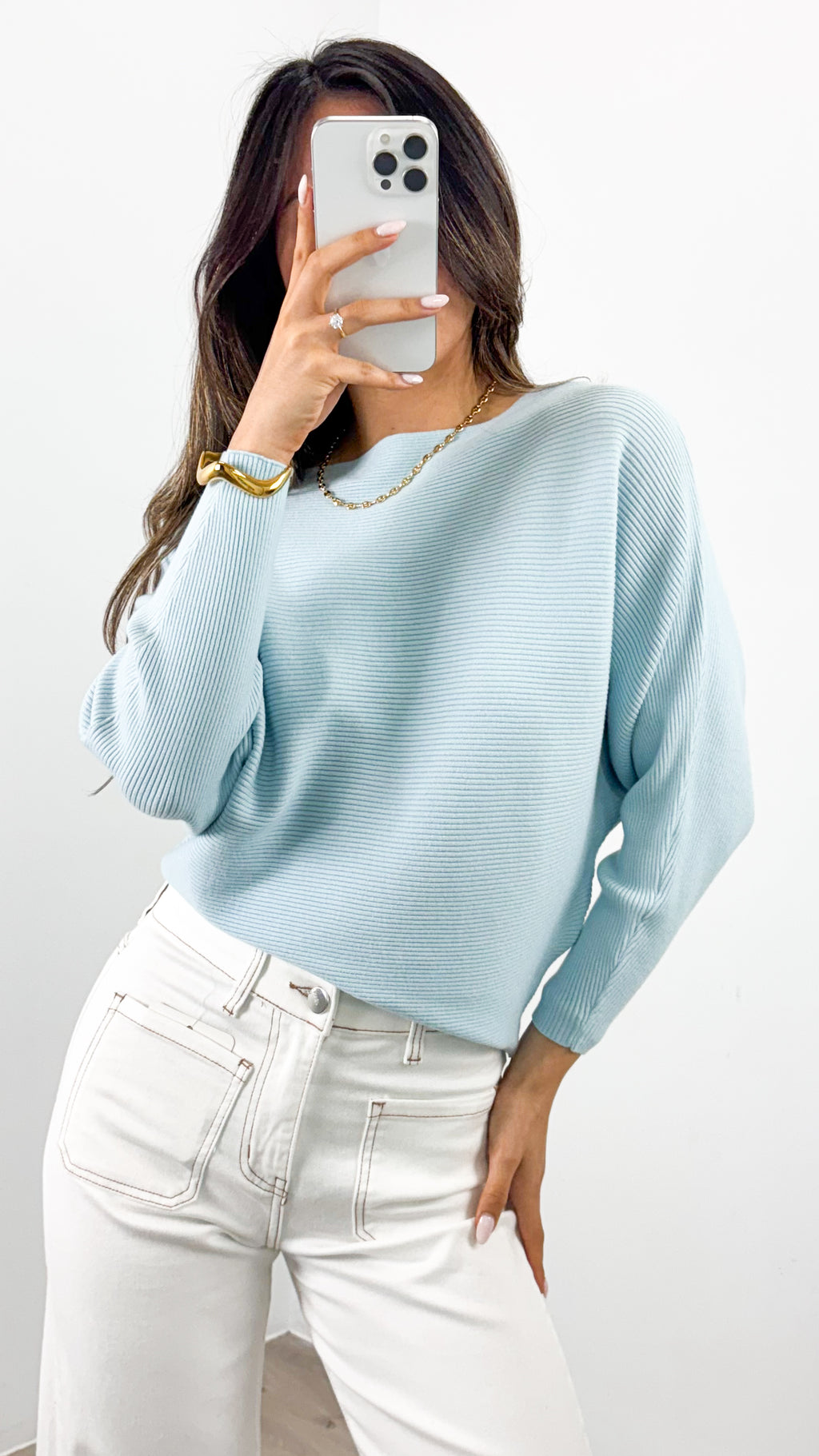 MONA KNIT - ICE BLUE – Luella